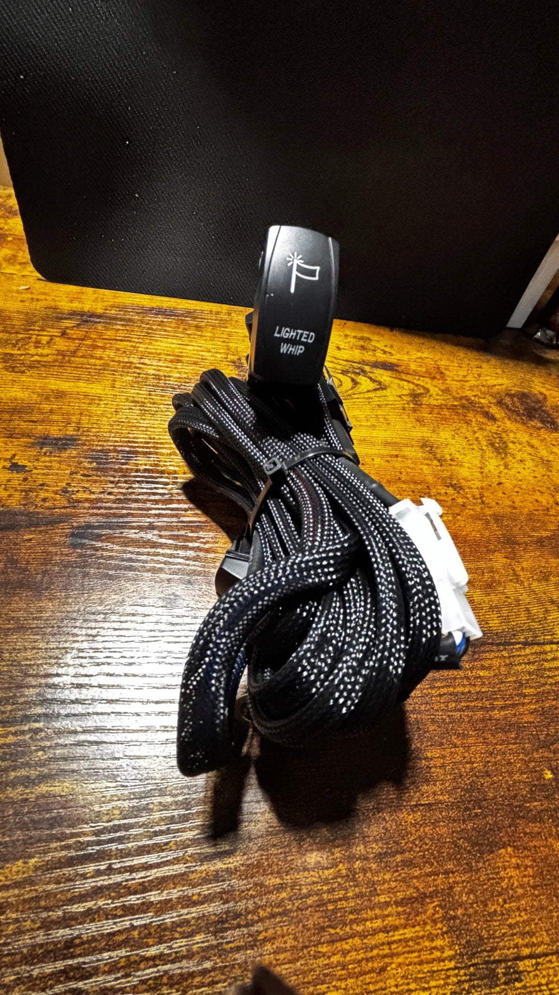 Lawless LED Whips Wiring Harness with Rocker Switch